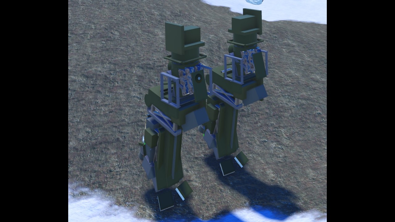 Plane crazy Mech legs progress video (walking) - YouTube