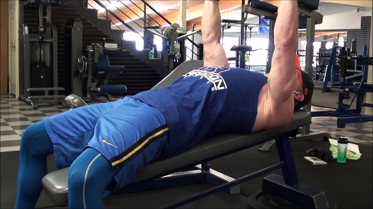 DB Low Incline Chest Fly - YouTube