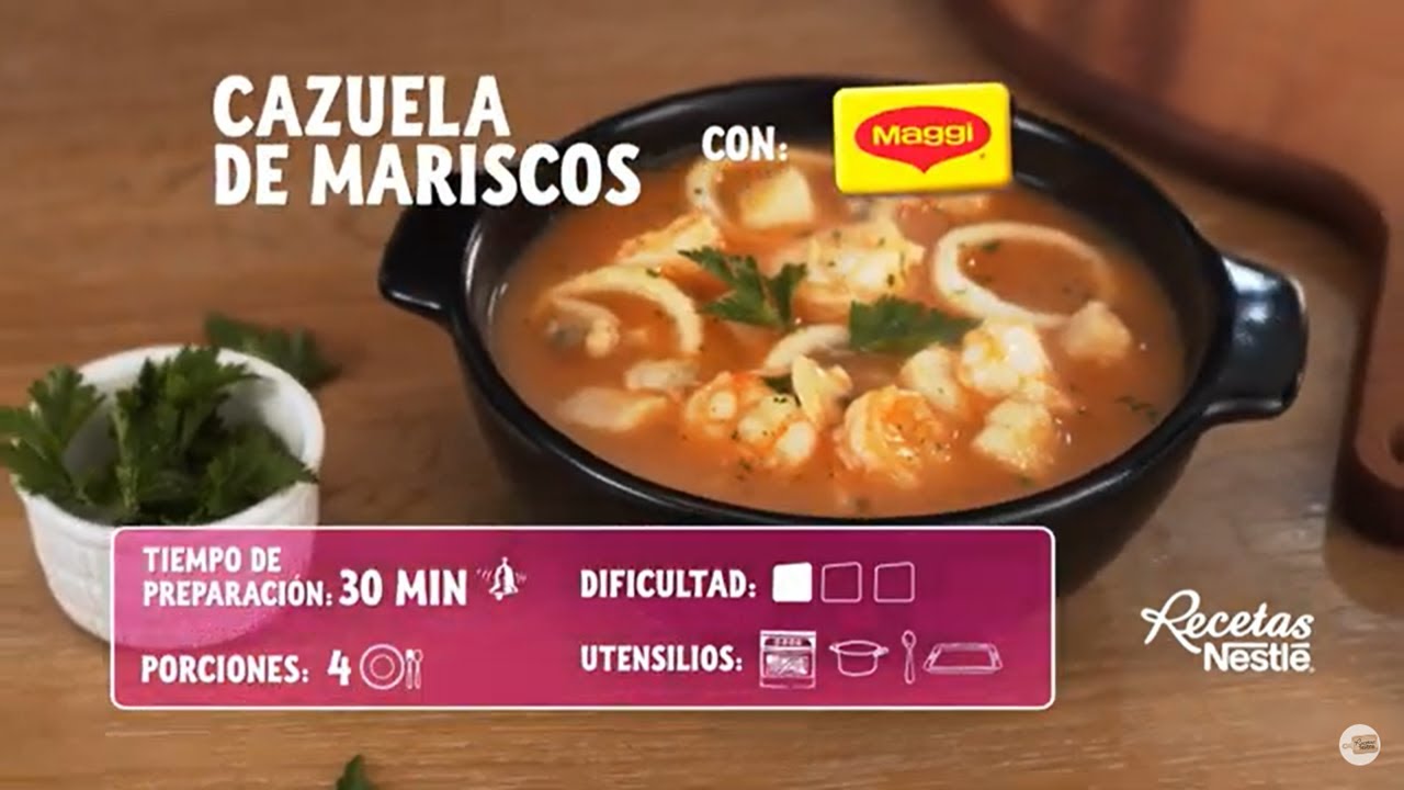 Aprende a preparar una deliciosa cazuela de mariscos con MAGGI® - YouTube