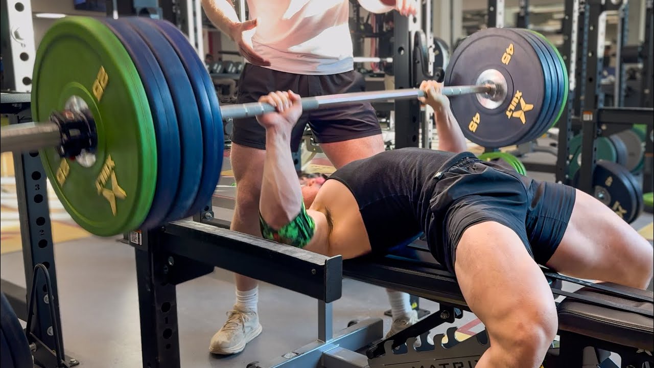 365 Bench Almost Tore My Chest on DELOAD Day AGAIN +10 lb PR? | SP25 ...
