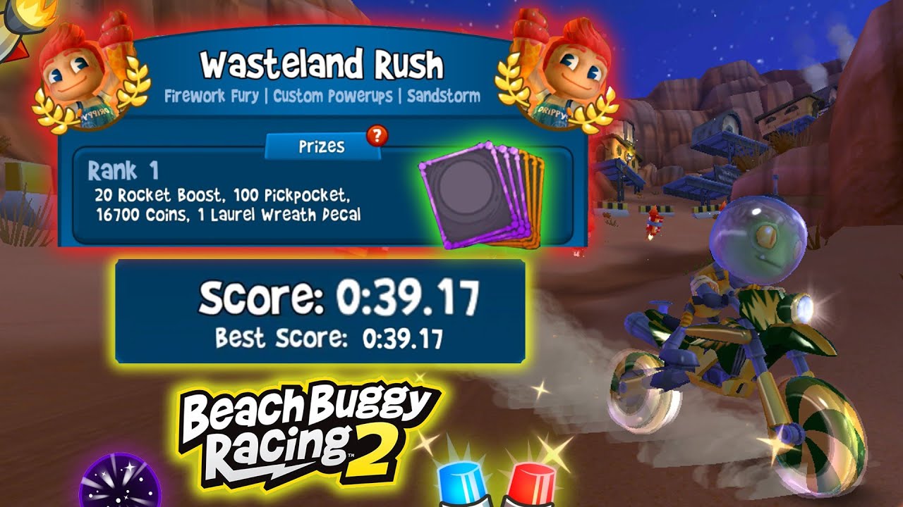Wasteland Rush 🧨💥 | Beach Buggy Racing 2 🏖️ | BBR2 🏁 | - YouTube