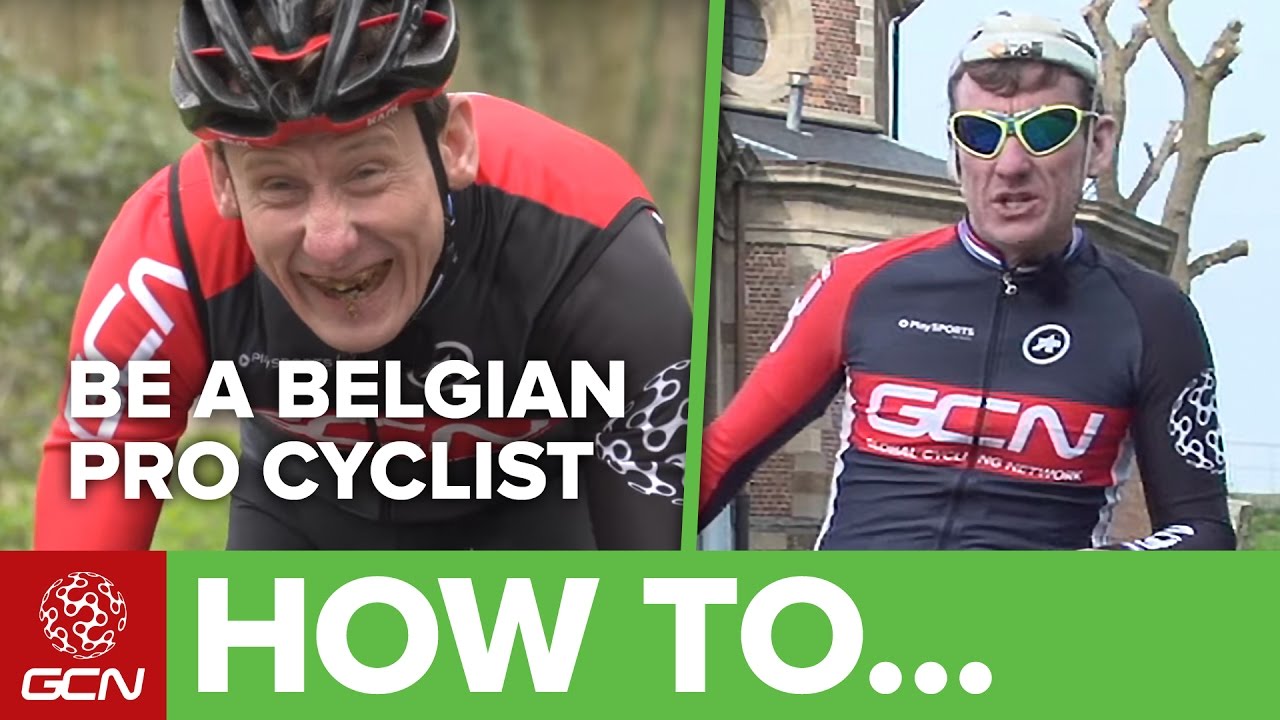 How To Ride And Look Like A Belgian Professional Cyclist - YouTube