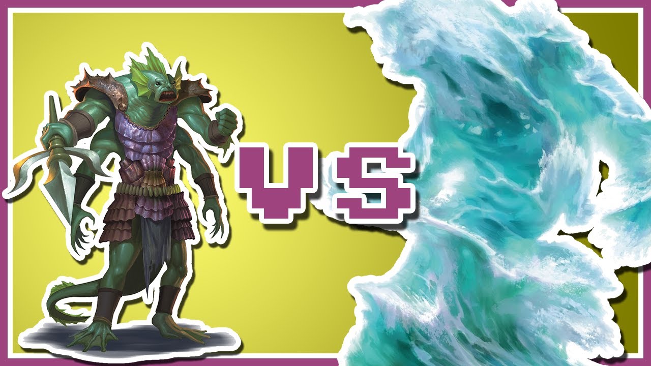 Sahuagin vs Water Elementals | Monster VS Monster | D&D 5e - YouTube