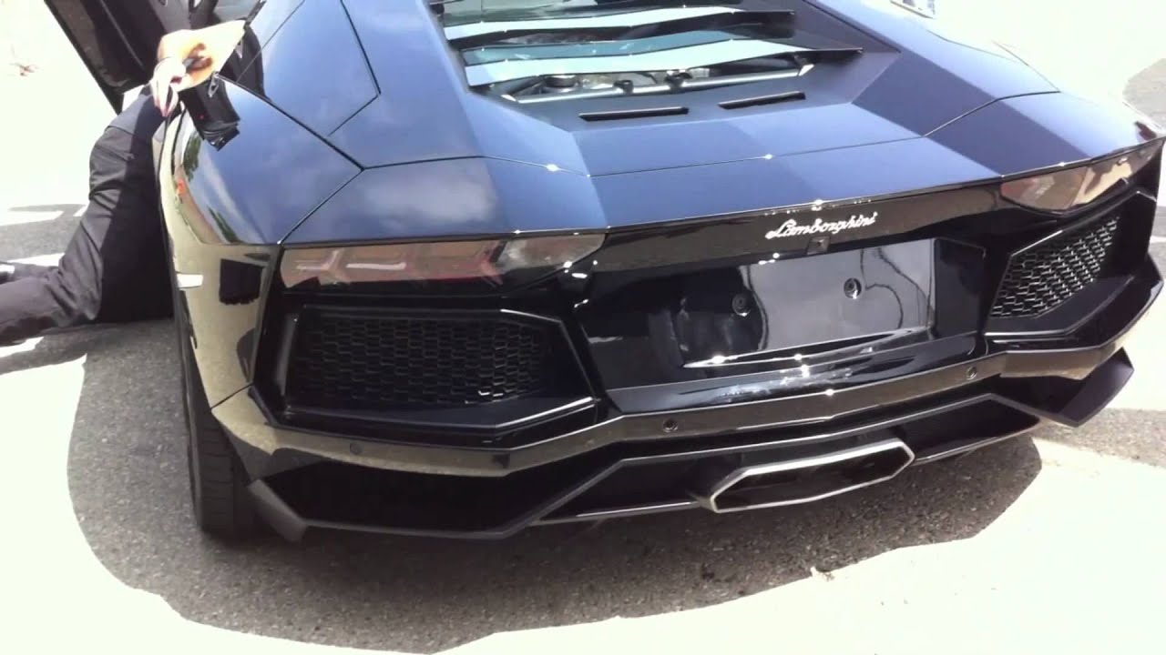 Lamborghini Aventador Startup and Rev - YouTube