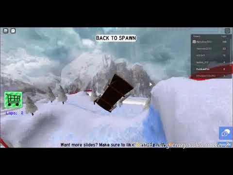 Bobsled simulator race - YouTube