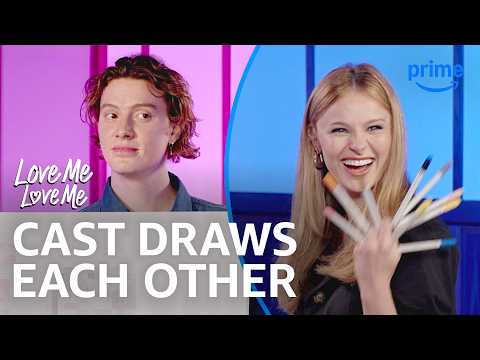 Mia Jenkins, Pepe Barroso & Luca Melucci Draw Each Other | Love Me Love Me | Prime Video