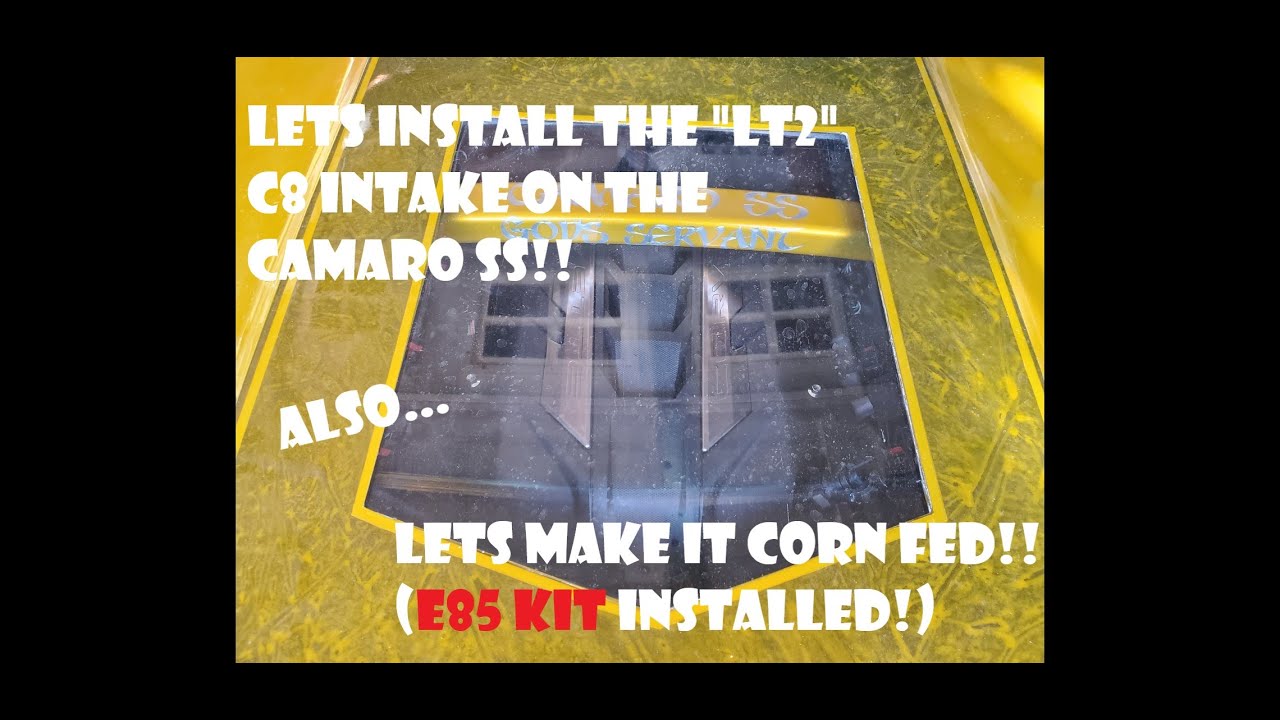 LT2 Intake an Corn fed time!(E85) Install!!! - YouTube