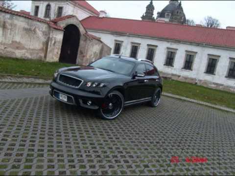 Infiniti FX35 tuning (by MODERNA) in Kaunas, Lithuania - YouTube