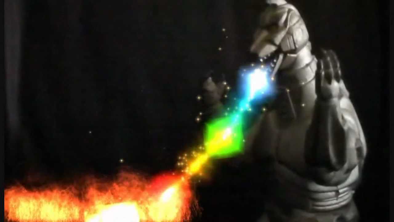 Mechagodzilla II: Mega-Buster Beam Test (with Sound Effects) - YouTube