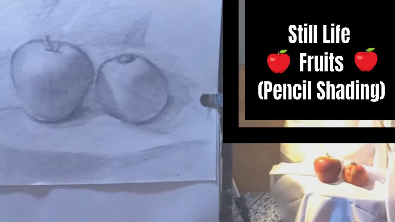 Still life ll Still life fruits ll Still Life in Pencil Shading ll How ...