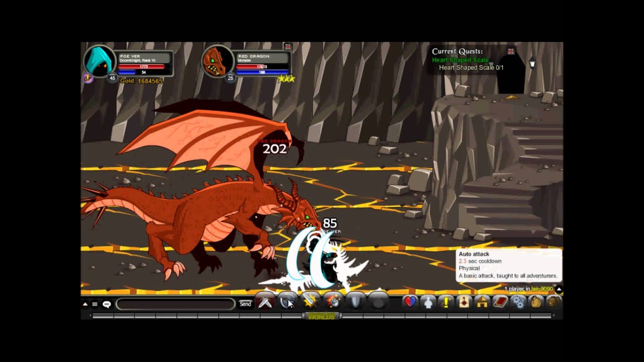 AQW+RED DRAGON SOLO - YouTube