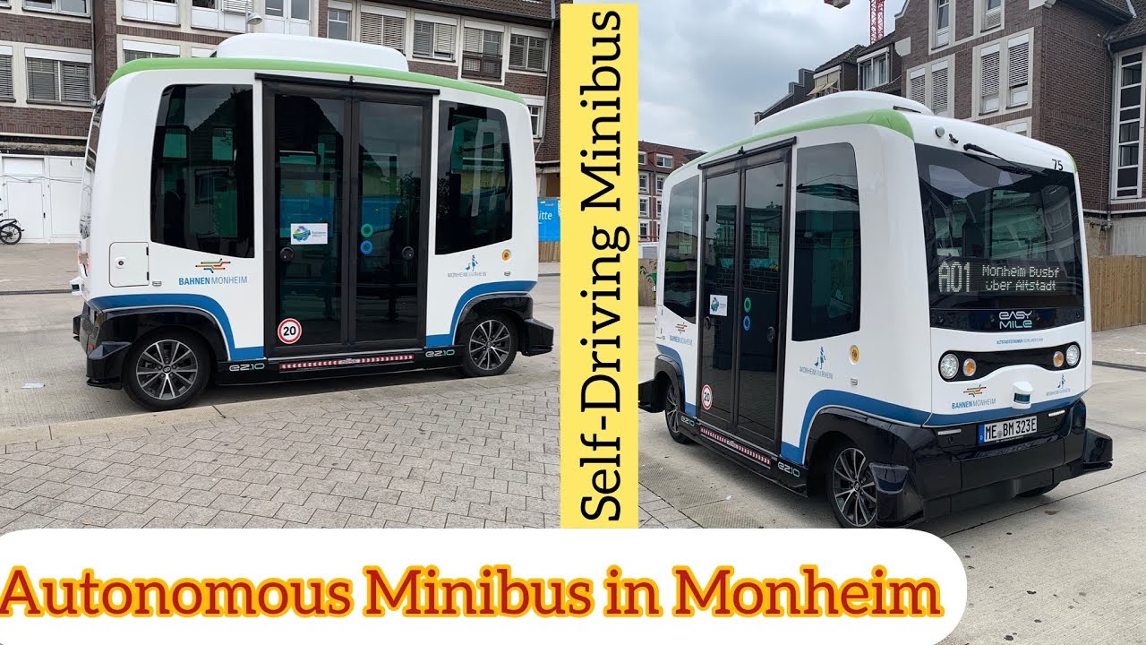 AUTONOMOUS MINIBUS IN MONHEIM/NRW/Self-Driving Minibus/தானியங்கி ...