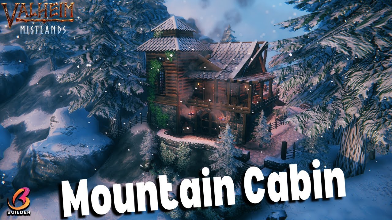 Valheim - Building A CABIN In The Mountains - YouTube