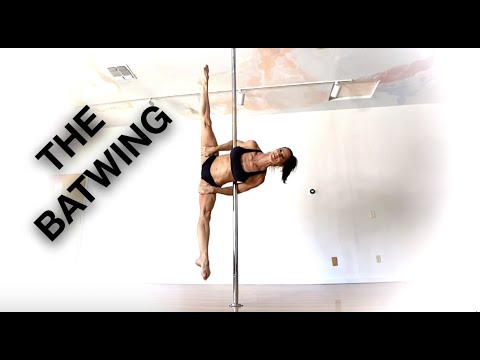 How to do the Batwing - Pole Dancing Tutorials by ElizabethBfit - YouTube
