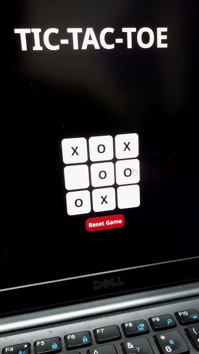 Tic Tac Toe Game Using HTML, CSS & JavaScript | Beginner Web Development Project+Source code # ...
