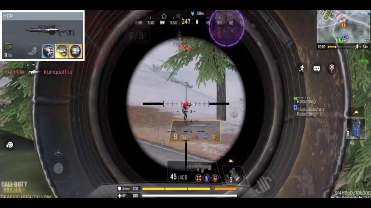 NEW HDR Sniper Testing | Codm Gameplay - YouTube