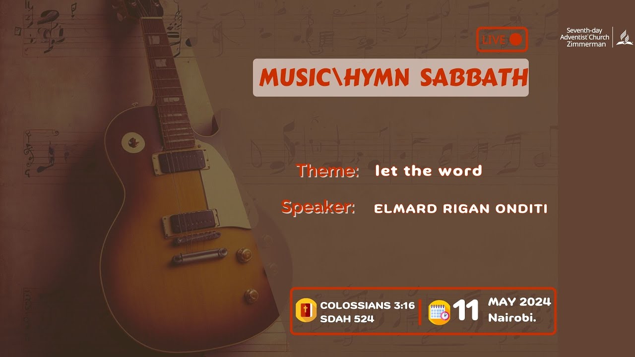 MUSIC/HYMN SABBATH || LET THE WORD || 11-05-2024 || SABBATH LIVE - YouTube