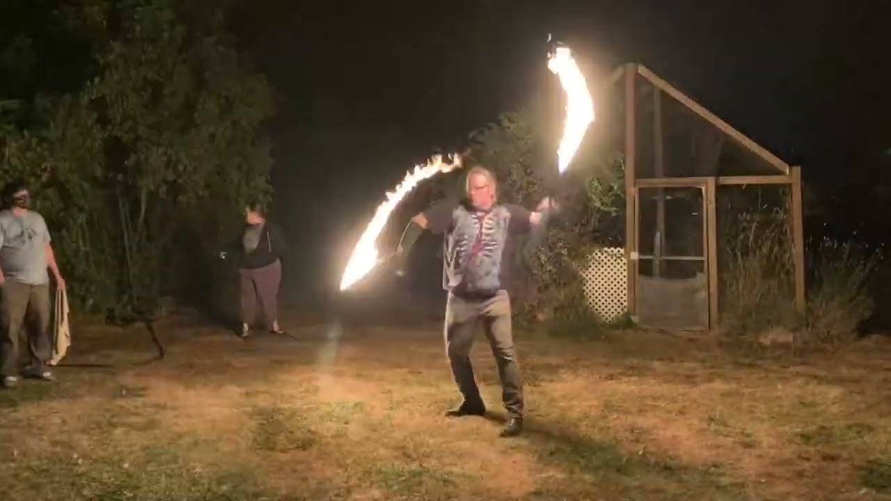 Fall Flow: Fire Practice (Dragon/Sword/Levitation) - YouTube