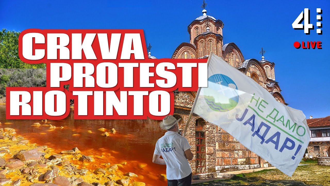 NOVI PROTESTI PROTIV RIO TINTA - YouTube