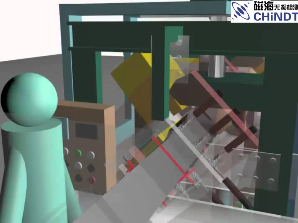 Magnetic particle testing system for Square billet---LED NDT inspection ...