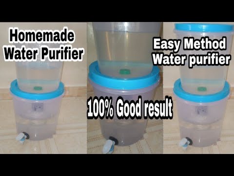 How To Make Water Purifier|Homemade Water purifier| - YouTube