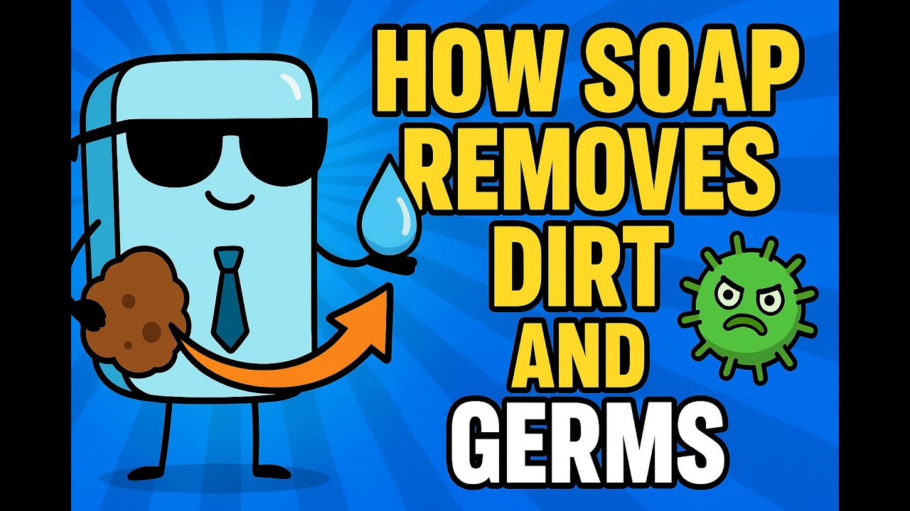 How Does Soap Actually Remove Dirt and Germs - YouTube
