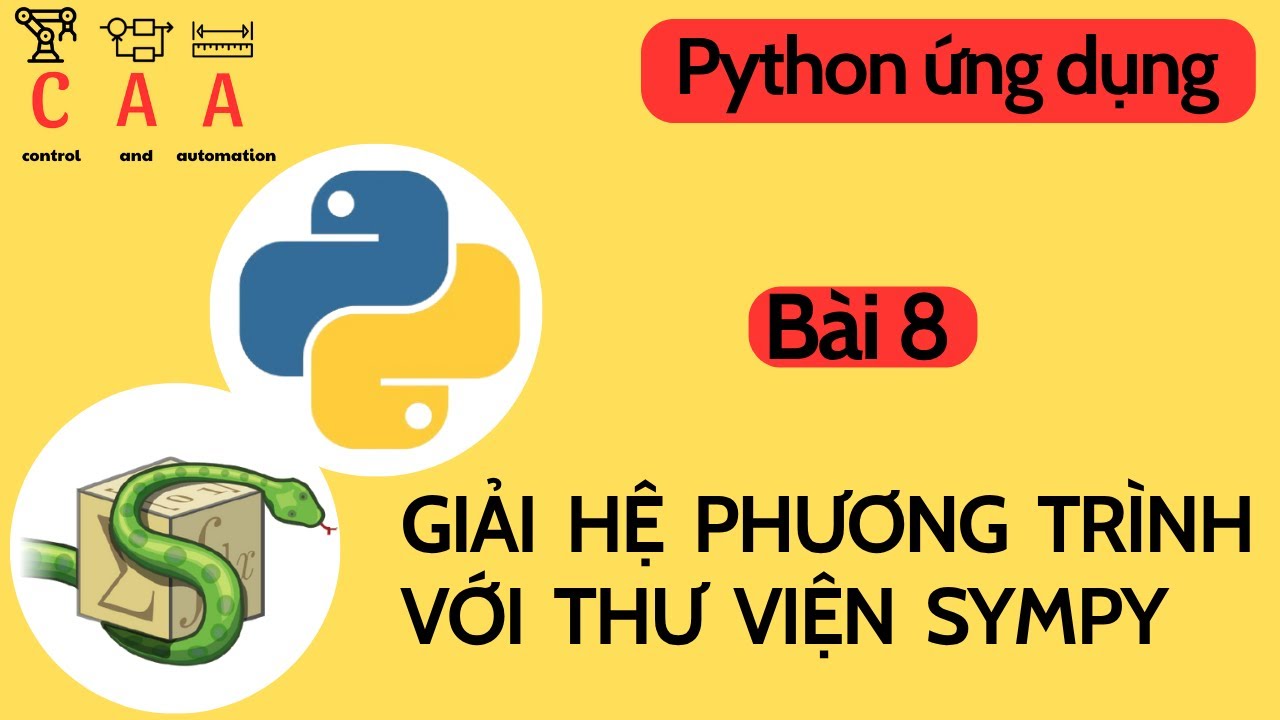 Giải hệ phương trình với thư viện SymPy trong Python | Sympy tutorial - YouTube