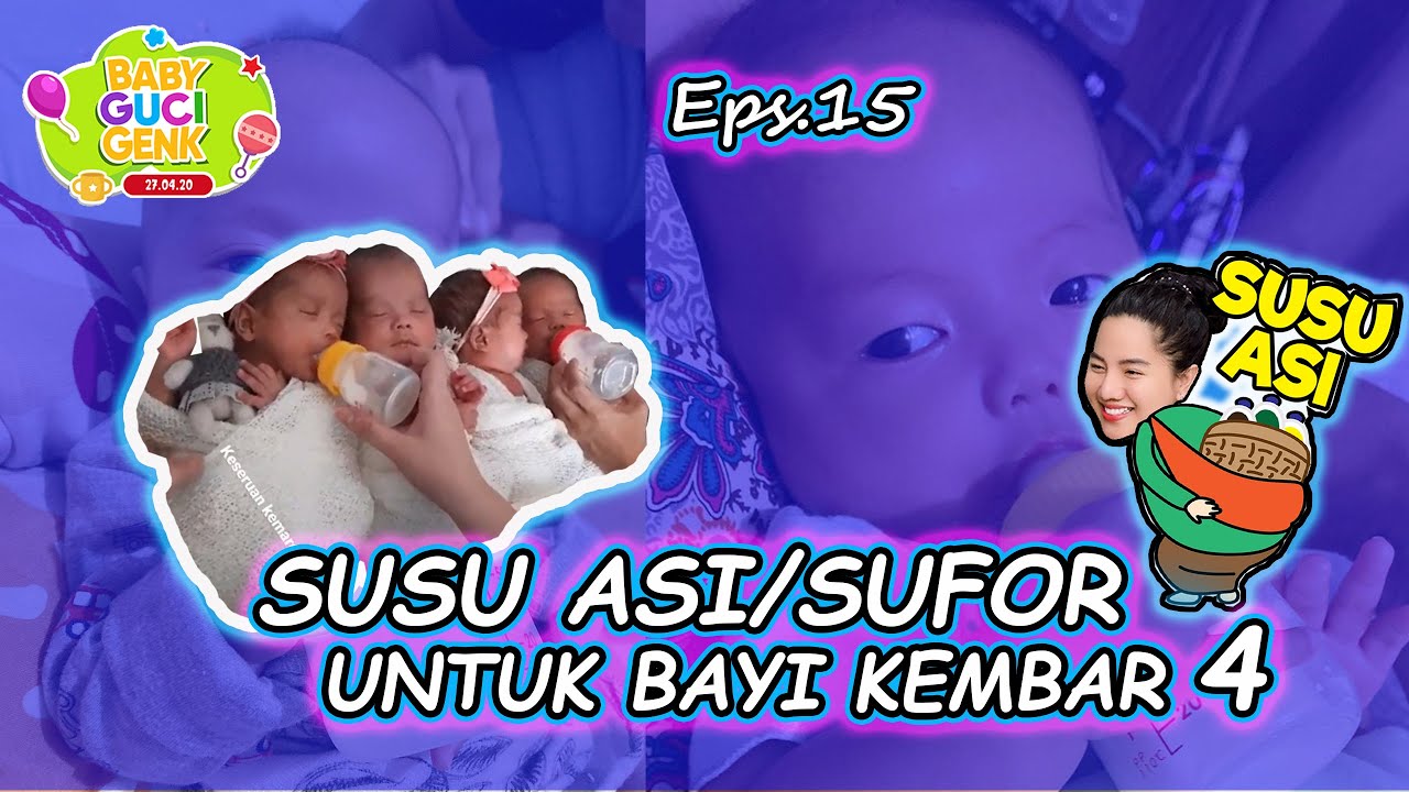 Asi dan sufor untuk bayi kembar 4 | Guci family happy | Eps.15 - YouTube
