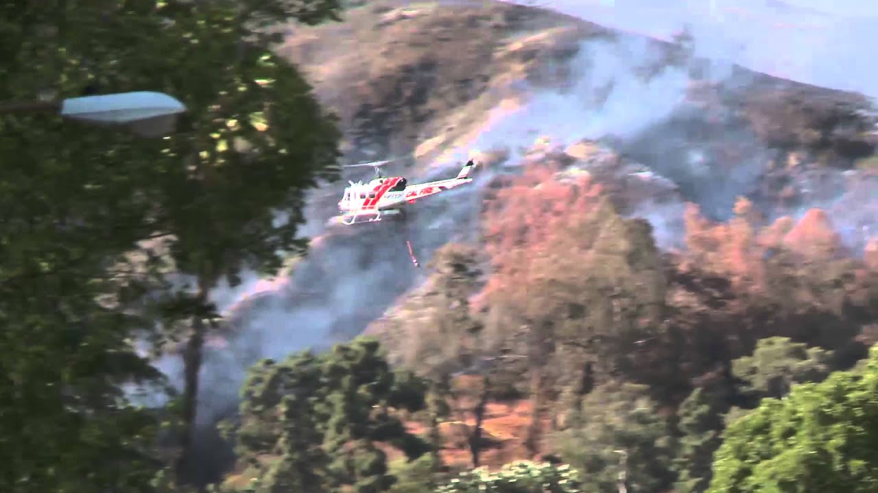 Monrovia Fire April 20 RAW FOOTAGE second shoot A - YouTube