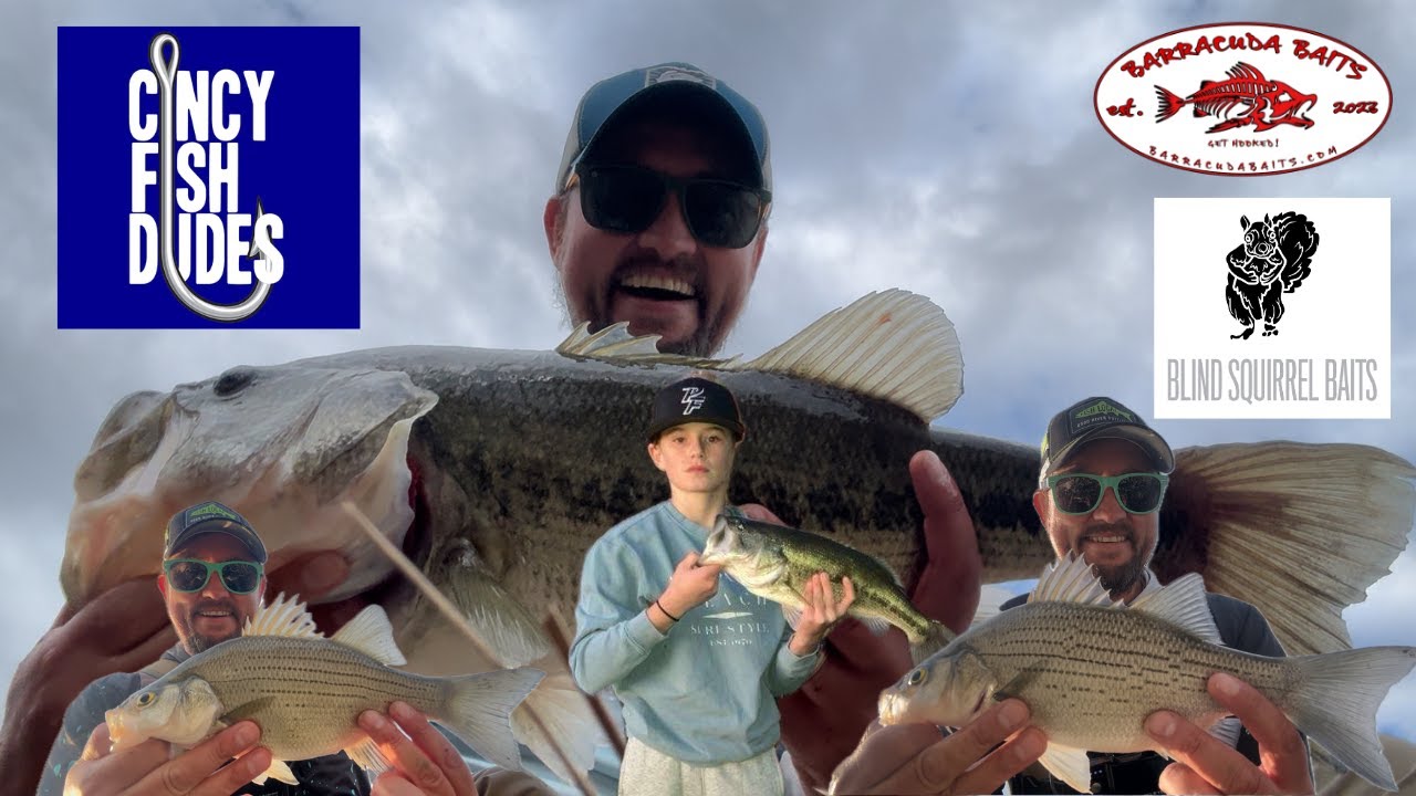 Catching BIG BASS and Little Miami River WIPERS (Cincinnati) - YouTube
