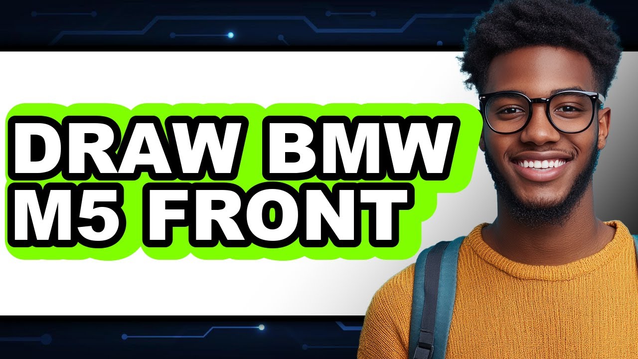 How To Draw BMW M5 Front (Easy Method) - YouTube