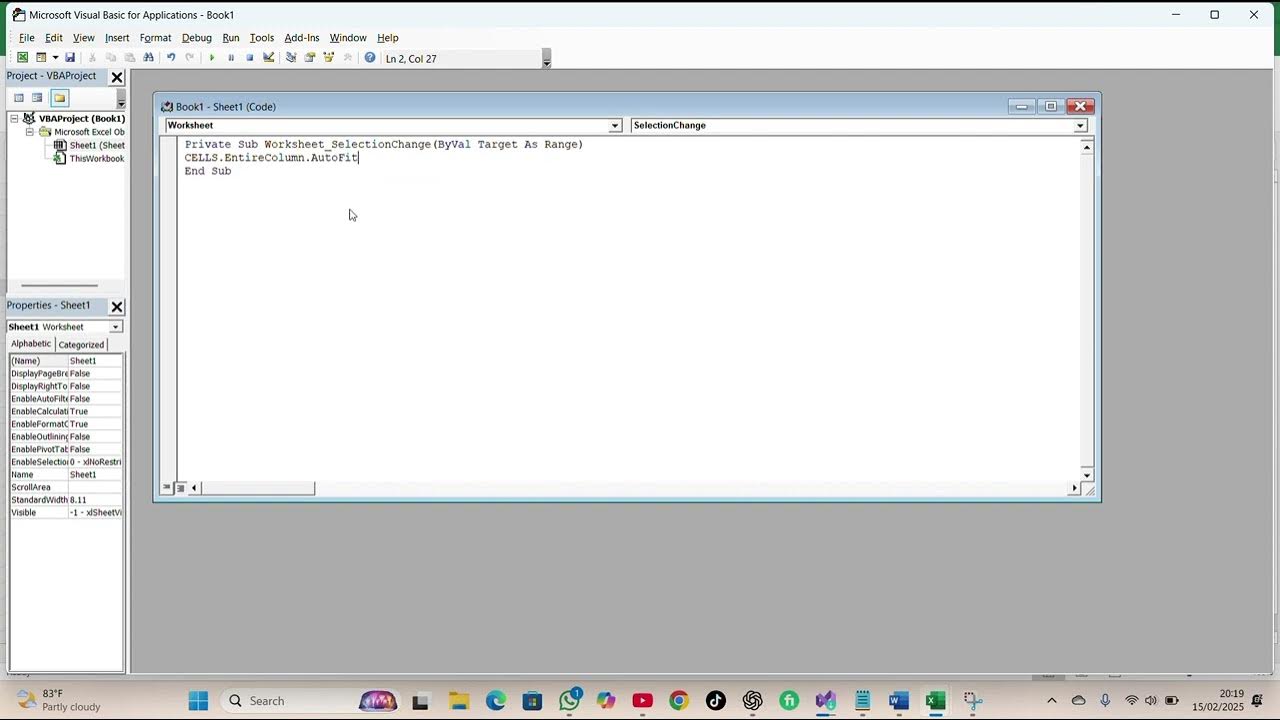 How to Stretch a Column in Excel |Quick & Easy Guide | TAMIL #exceltips ...