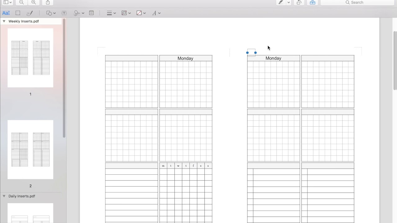 How to Change Text or Font on Any Printable Inserts (Mac only) - YouTube
