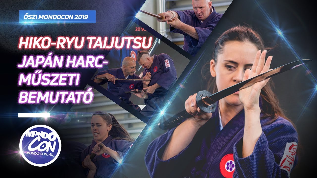 Hiko-Ryu Taijutsu japán harcműszeti bemutató (2019 Őszi MondoCon) - YouTube