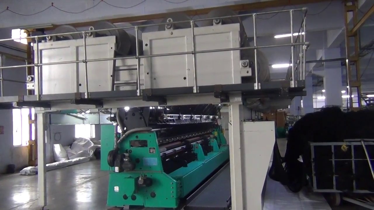 #28 Tufropes - Karl Mayer Knotless Sports Netting Machine - YouTube