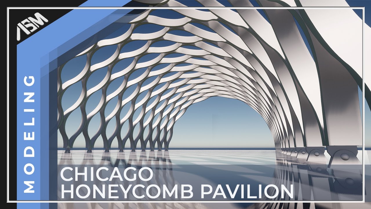 How to model the Chicago Honeycomb Pavilion in Archicad - YouTube