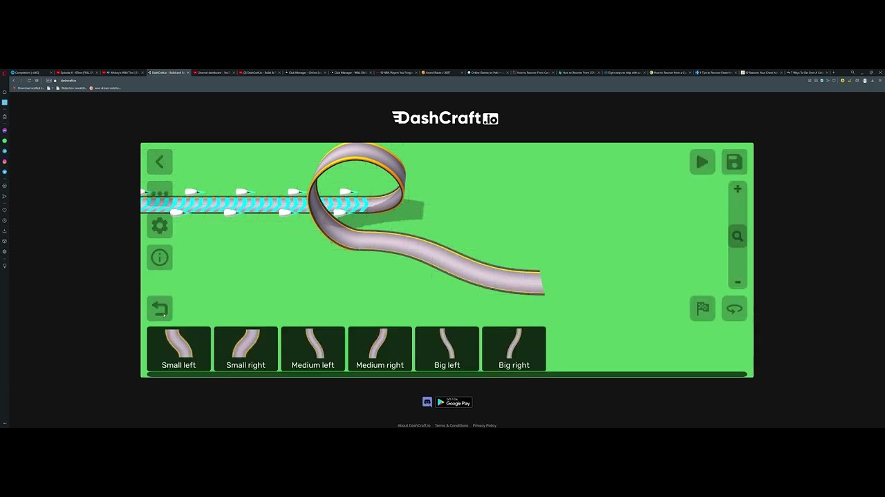 DashCraft.io track making and gameplay - YouTube
