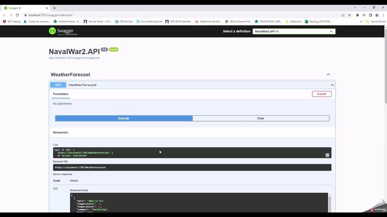 Service Web API Example - YouTube