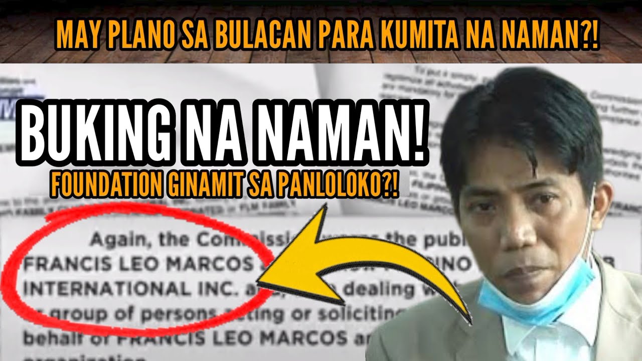 BUKING NA NAMAN! FRANCIS LEO MARCOS HUMANITARIAN SA BULACAN, FOUNDATION GINAMIT DAW SA PANLOLOKO ...