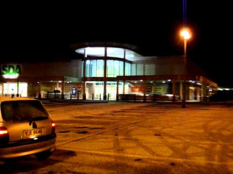 Beauty of cookstown asda superstore in mid night ,,,after the snow fall ...