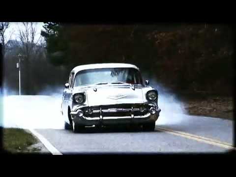 57 Chevy Burnout - YouTube