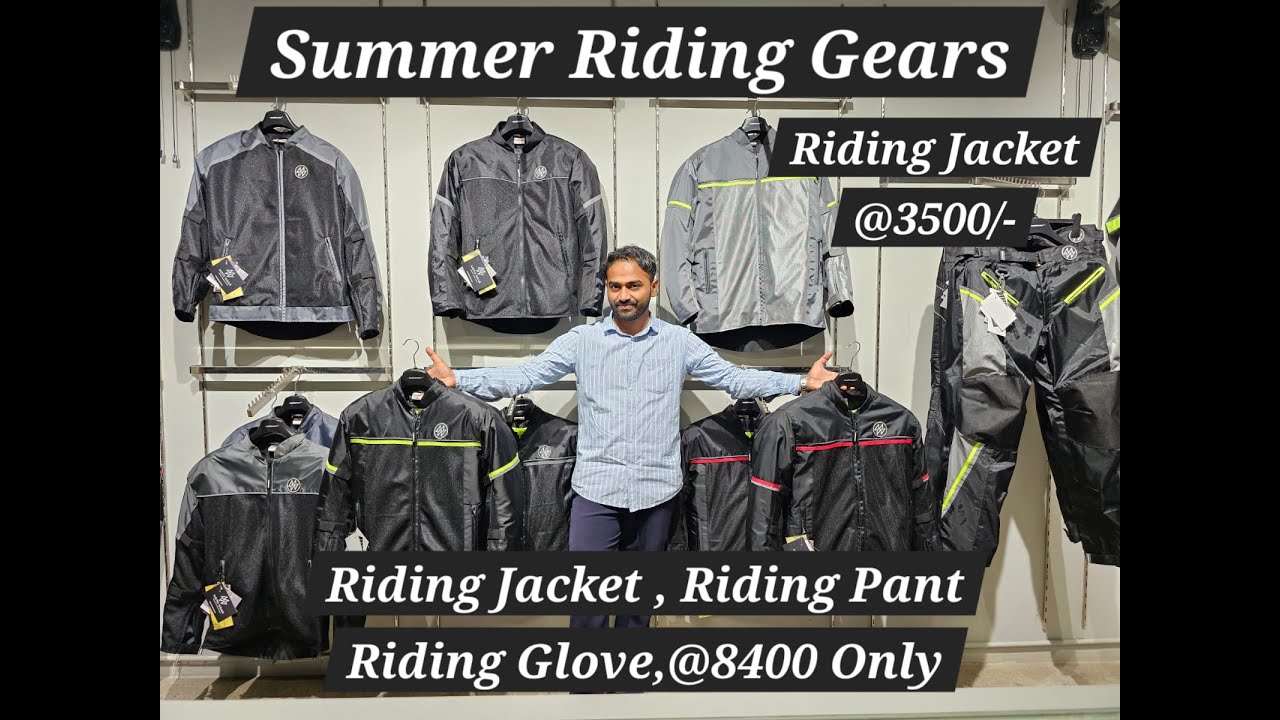 Motowear Summer Riding Gears combo of Riding Jacket Riding Pant and ...