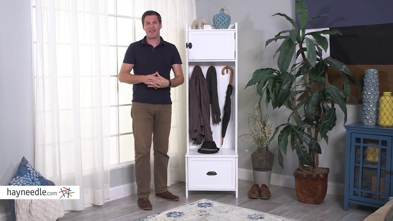 Belham Living Ryder Hall Tree - White - Product Review Video - YouTube