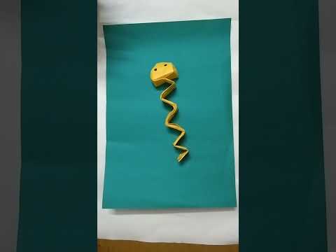 How to make paper sliding snake🐍 - YouTube