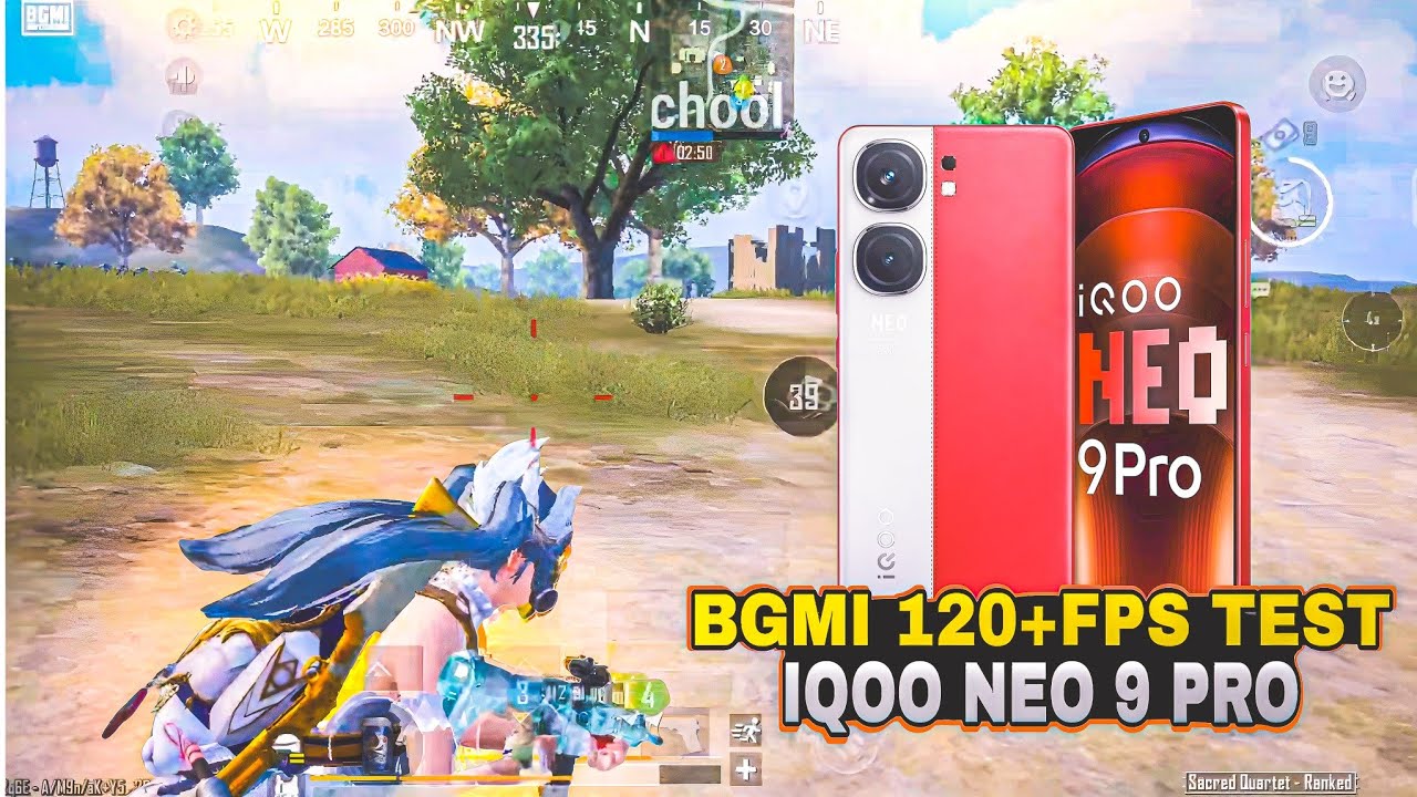 iqoo neo 9 pro Bgmi test 2025💥iqoo neo 9 pro 120 Fps Bgmi Gameplay ...