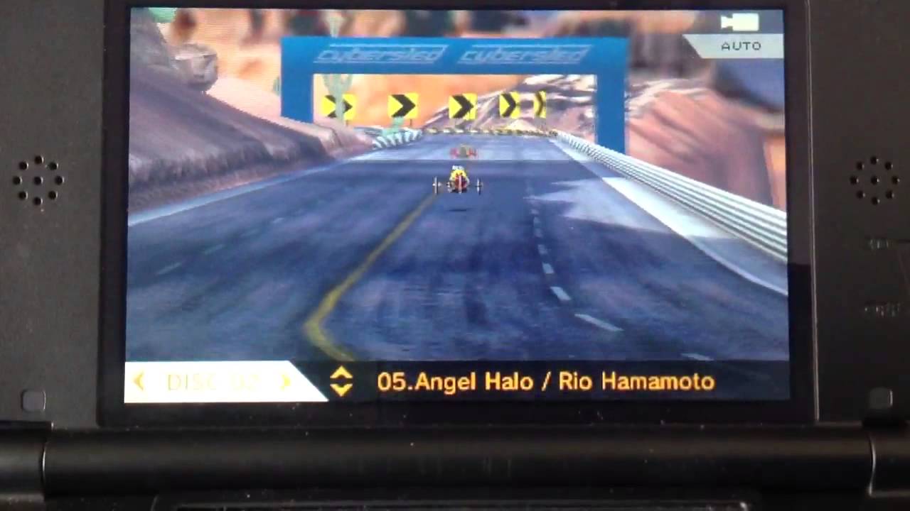 Ridge Racer 3D Redstone Thunder Road with Pac-Man - YouTube