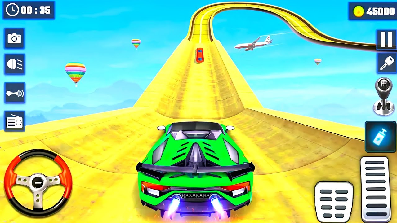 Car Games Stunts Ramp Racing || Car Games 3D is ultimate stunt race ...