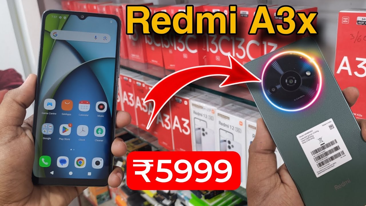 Redmi A3x Launch Unboxing And First Look | Redmi New Model Launch ...