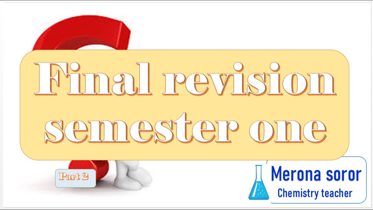 Final revision semester one part 2 - YouTube