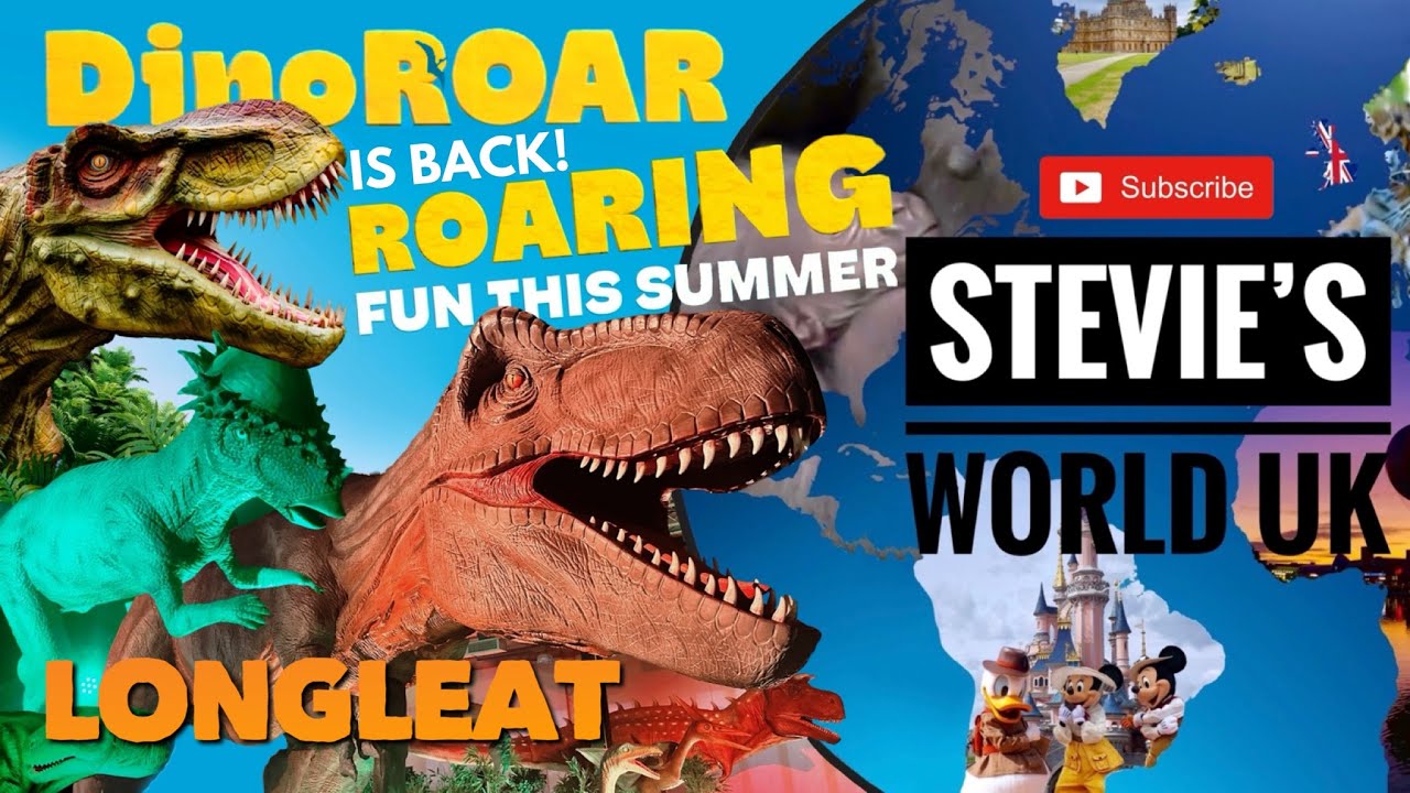 DINOROAR IS BACK AT LONGLEAT FOR SUMMER 2024 - FULL TOUR OF ALL THE ...